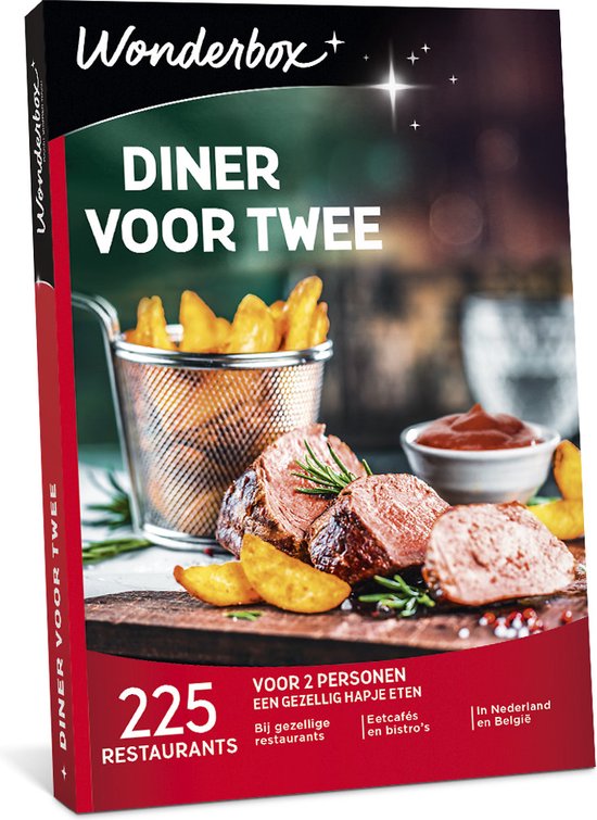 Wonderbox Cadeaubon - Diner voor twee | bol