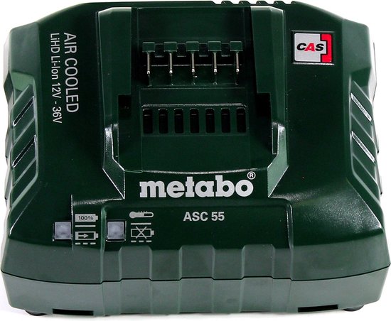 Metabo basisset 2x Li-Power accupack 18 V 4,0 Ah CAS Li-Ion accu ...