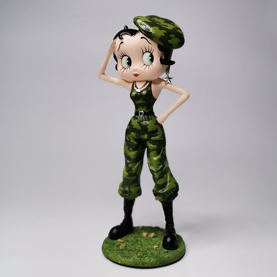 Collector Statue, Figurine, Beeldje Betty Boop Soldier 32cm. | bol.com