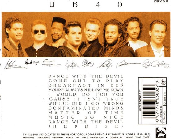 Ub40, UB40 | CD (album) | Muziek | bol