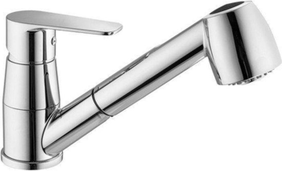 Nemo Go Lena keukenmengkraan opbouw met uittrekbare handdouche chroom | bol.com