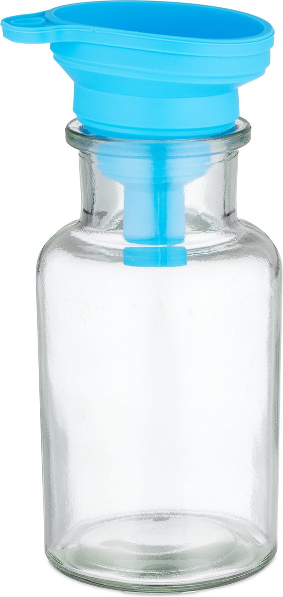 Relaxdays set van 16 kruidenpotjes - glazen potjes - 250 ml - kurken ...