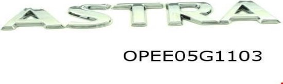 Opel Astra K embleem tekst ''Astra'' achter Origineel! 13315549 | bol