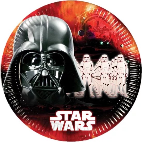STAR WARS DARK SIDE - Paper Plates 23cm | bol