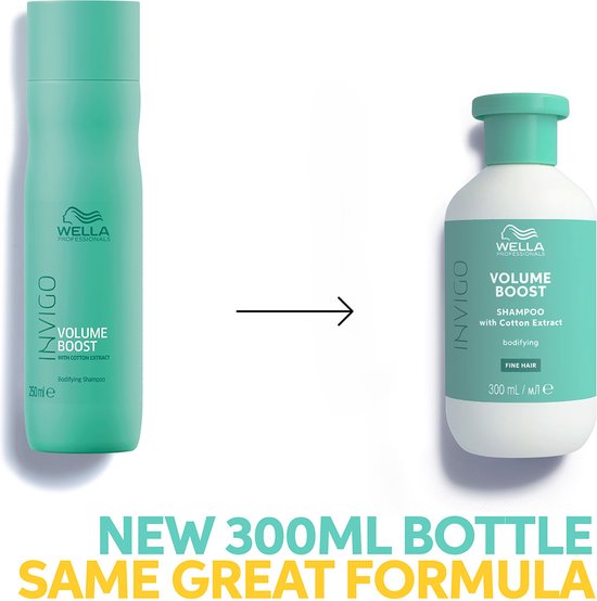 Wella Professionals Invigo Volume Boost Shampoo voor Fijn Haar - 300 ml ...