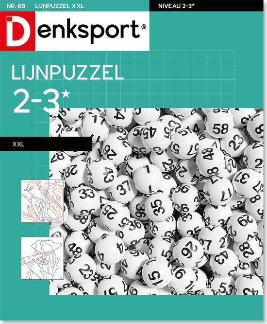 Denksport Puzzelboek Lijnpuzzels XXL, editie 68 | bol