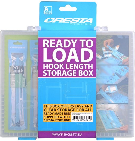 Cresta Ready To Load Hook Length Storage Box | bol