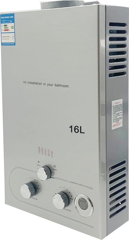 De #1 Camping boiler - Propaan - Butaan - LPG Geiser 16 Liter - minuut ...