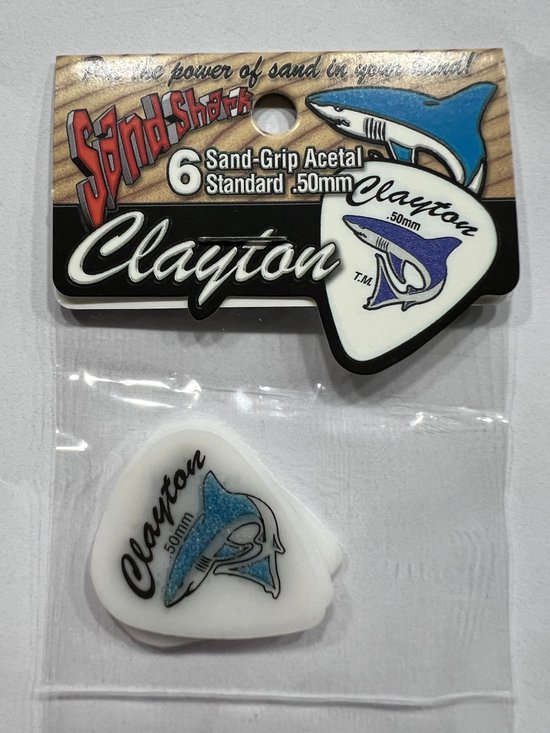 Clayton - Sand Shark - plectrum - 0.50 mm - 6-pack | bol