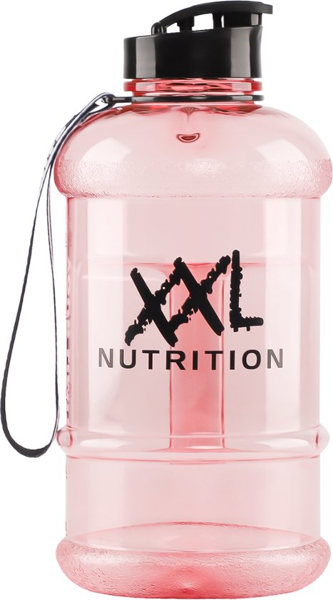 XXL Nutrition - Clear Water Bottle - Pink | bol