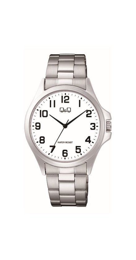 Q&Q C36A-005PY - Horloge - Analoog - Mannen - Heren - Stalen band - Rond - Metaal -... | bol