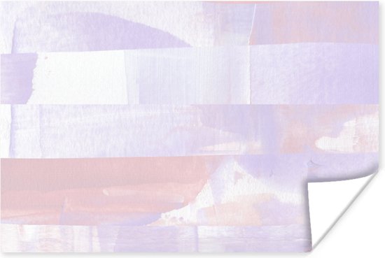 Poster Pastel - Verf - Design - 60x40 cm | bol