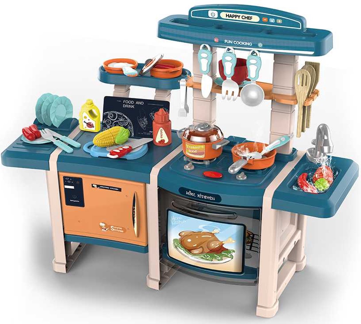 Kinderkeuken - EXTRA REALISTISCHE Speelgoed keuken met écht water ...