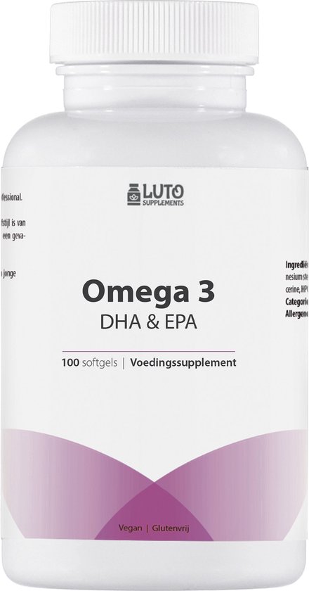 Omega 3 - DHA & EPA - Ethylester vorm - 515 mg - 100 softgels (3 ...