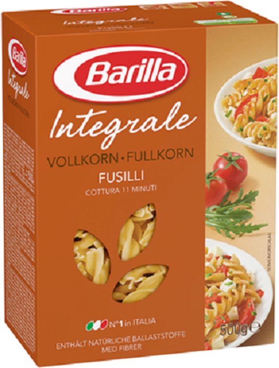 Barilla Volkoren Pasta Fusilli Integrali Italië - Verpakking van 500 g ...