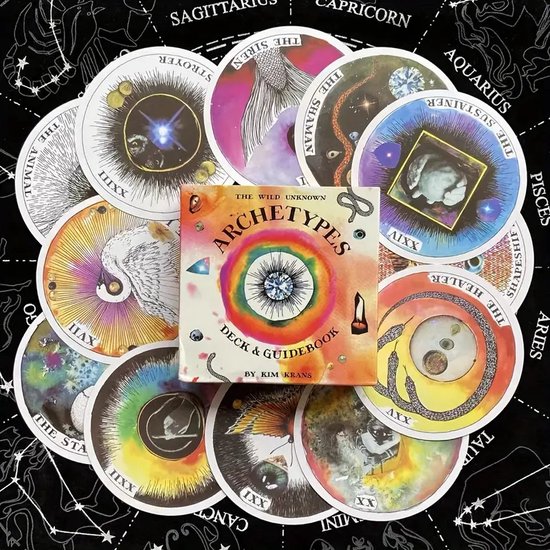 Archetypes tarot deck + guidebook, Kim Krans | 6097231590534 | Boeken | bol