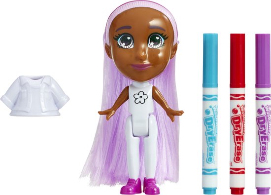 Crayola Colour'n'Style Friend Violet - Hobbypakket | bol