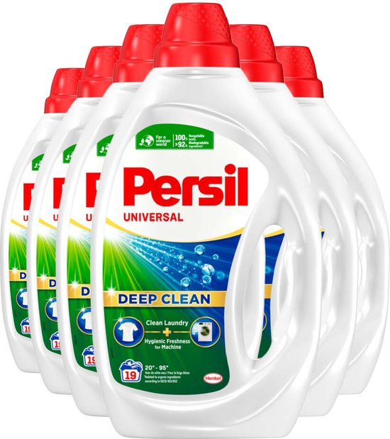 Persil Deep Clean Universal - Vloeibaar Wasmiddel - Voordeelverpakking ...
