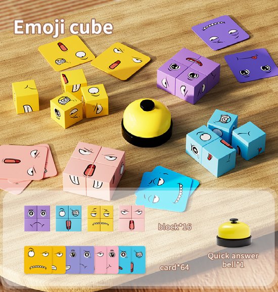 MoYu Emoji Cube + Rush Bell | Games | bol