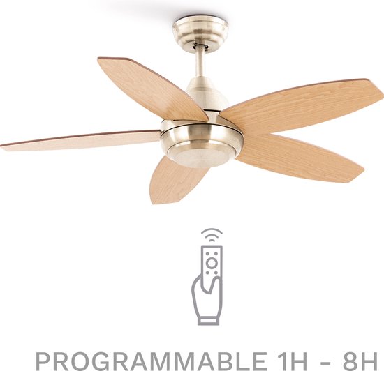 CREATE - Plafondventilator 60W silent Ø107 cm - Met afstandsbediening ...