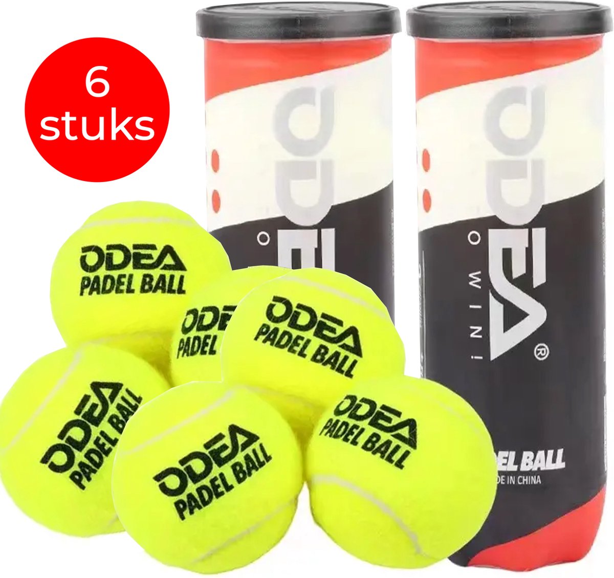 ODEA Padelballen Ultimate - Official Padel - Set van 2 blikken - 6 ...