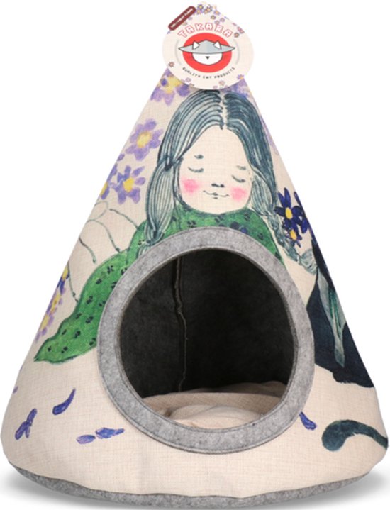 Takara Tipi – Katten huisje – 42 x 56 cm - Katten Tip Tent – Katten ...
