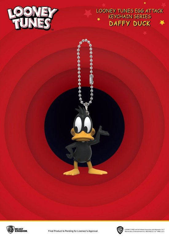 Looney Tunes Egg Attack Sleutelhanger Daffy Duck | bol