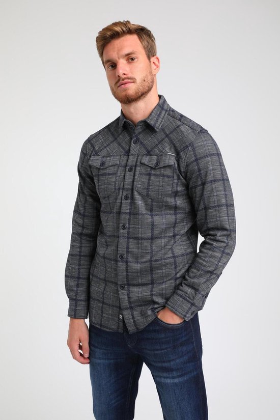 Gabbiano Overhemd Overhemd Met Ruitpatroon 333736 Navy Mannen Maat - S ...