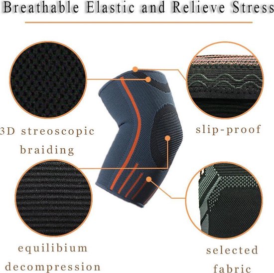 CHPN - Elleboog brace - Elleboog band - Elastische brace - Pijn aan ...