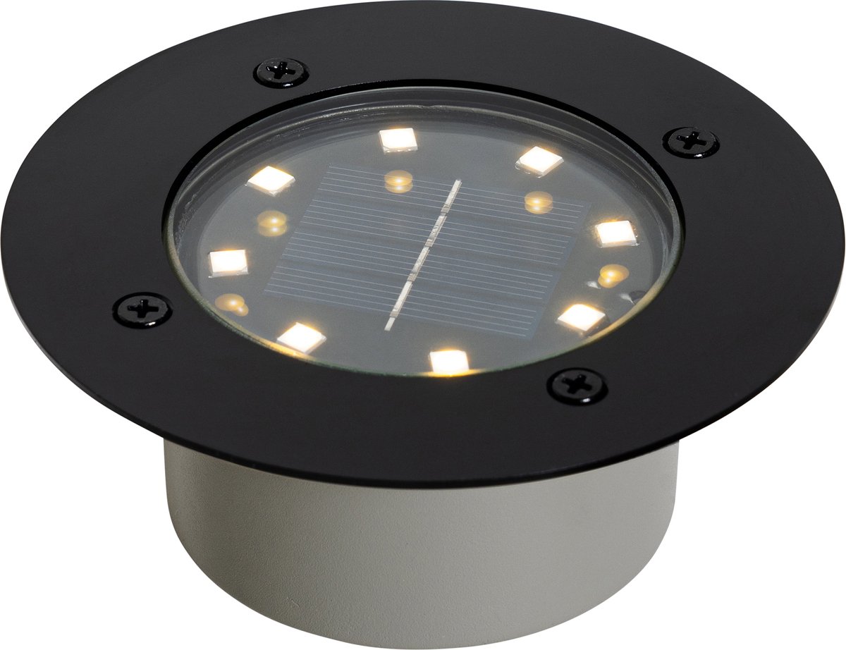 QAZQA terry - Moderne LED Grondspot met Solar | Zonne energie - 1 ...