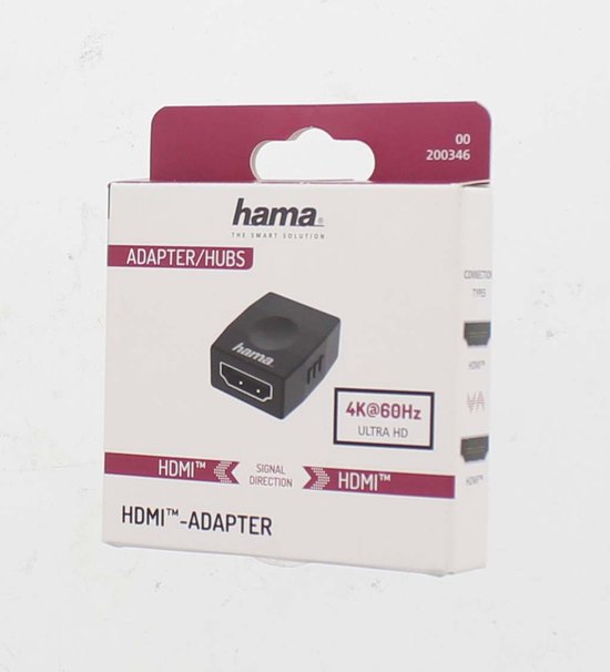 Hama HDMI™-adapter, Ultra-HD 4K | bol.com