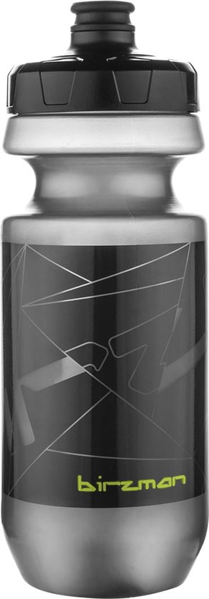 Waterfles 550 ml - groot volume mondstuk - zwart | bol