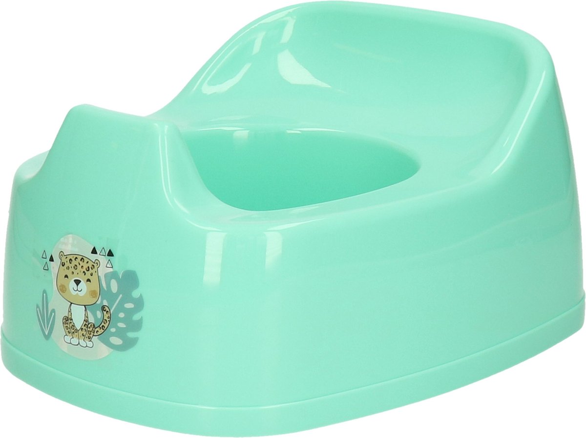 PlasticForte Plaspotje baby - turquoise - kunststof - 27 cm | bol