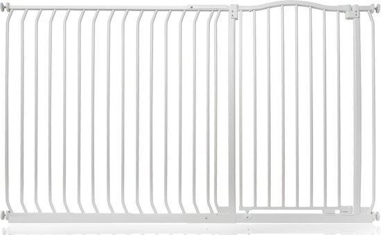 Bettacare Hondenhek met Gebogen Bovenkant, 171-180cm, Wit, 100cm H | bol