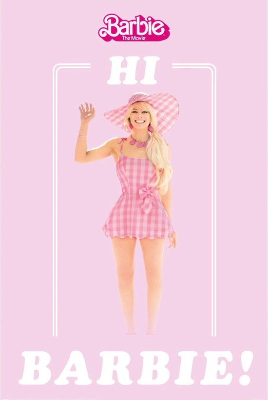Barbie Movie filmposter - Hi Barbie poster - 61x91.5cm | bol