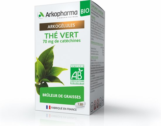 Arkopharma - Groene Thee Bio om het Figuur te Verfijnen (Vetverbrander ...