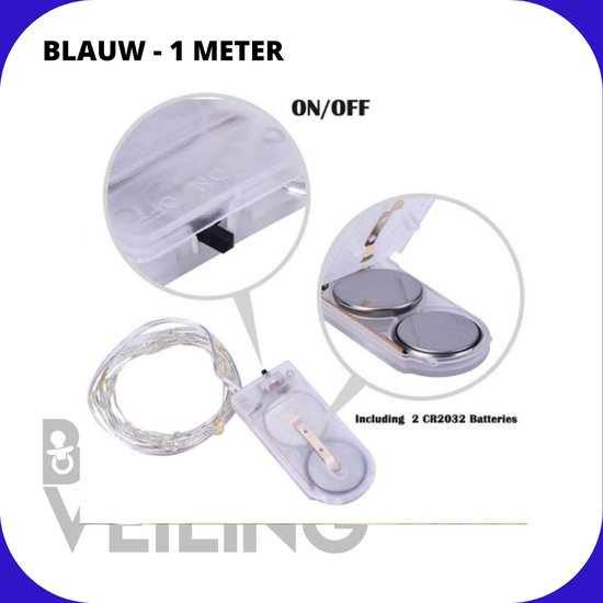 Haarlichtjes - Led Hair Lights - Blauw - Led Haar Lichtjes ...