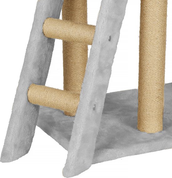 Springos Krabpaal - 8 Etages - Voor Katten - Toren - Meubelbescherming ...