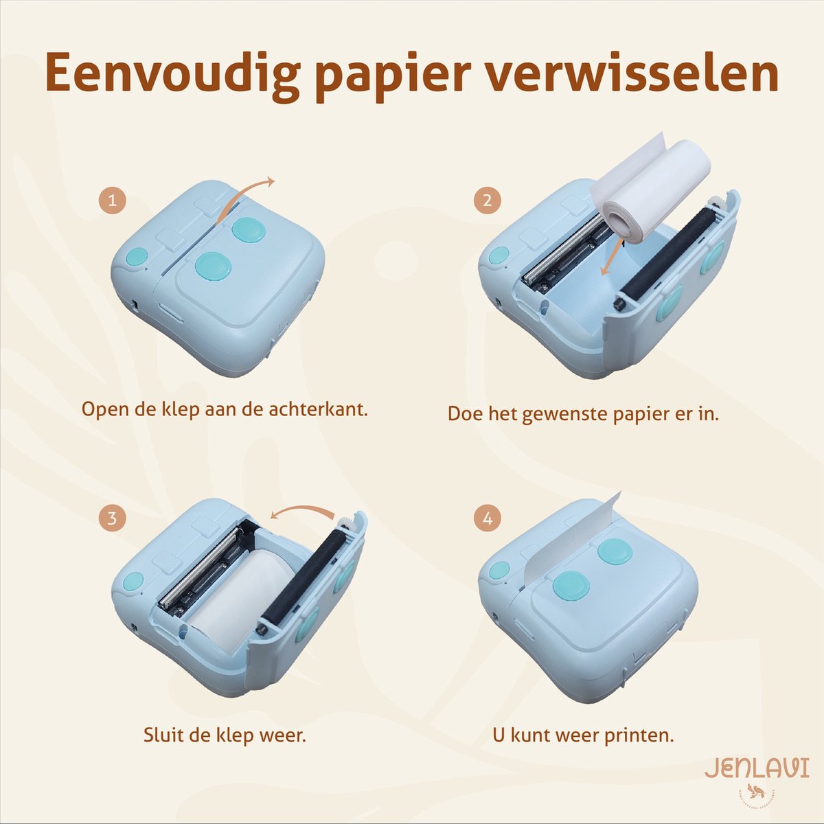 Mini Printer - Mini Printer voor Mobiel - Pocket Printer - Foto Printer ...