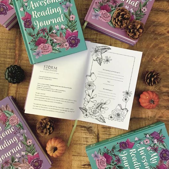 Chapter & Chill My Awesome Reading Journal - Romantic Purple - 200 ...