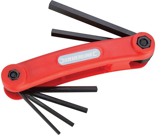 Silverline Inbus sleutelset 7-delig - staal - 2,5 t/m 10 mm ...