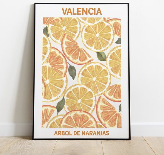Poster Valencia - Home poster - 50x70 cm - Exclusief lijst - WALLLL | bol