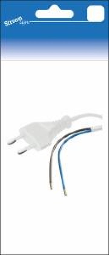 Euro snoer Wit - 1,8 meter | bol