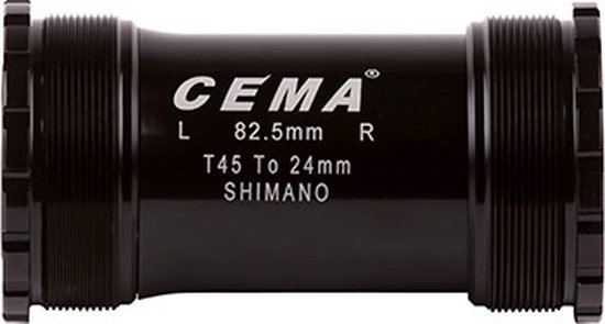 Cema Bottom Bracket T45 Colnago Black - UNI | bol