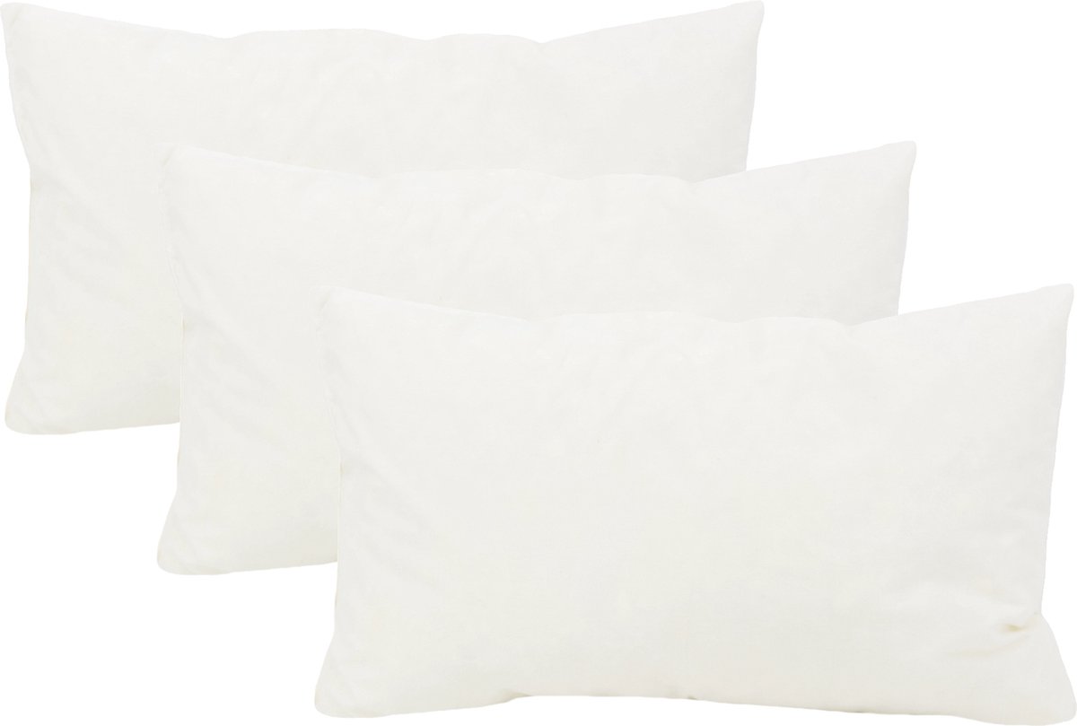 Set 3 stuks - Binnenkussen | 30 x 50 cm | 440 gram | Traagschuim ...