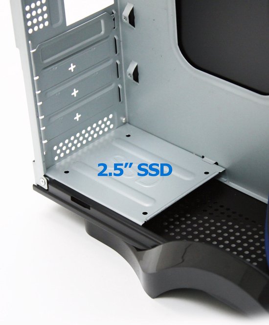 Mini ITX / Micro ATX Desktop Behuizing 300W SFX Voeding - Slim PC case ...