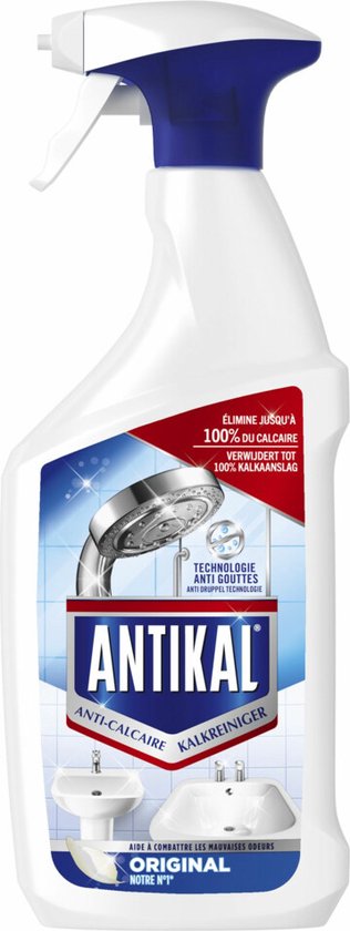 Antikal Kalkreiniger Spray Original - Badkamerreiniger - 700ml | bol