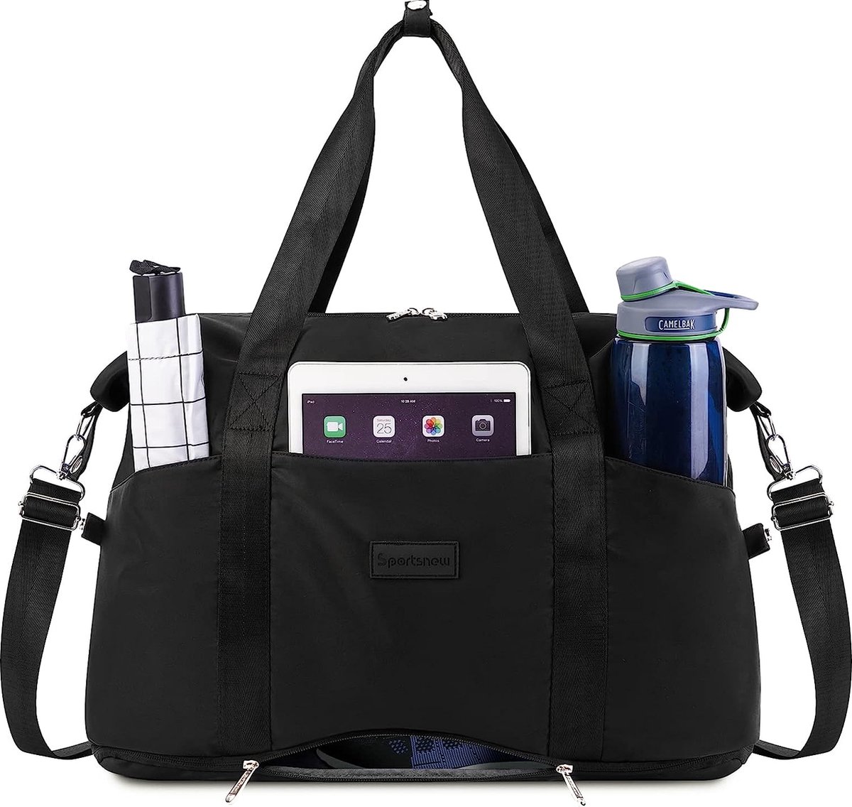 Reistas Dames Sporttas Weekender Tas Grote Schoudertas Heren met ...