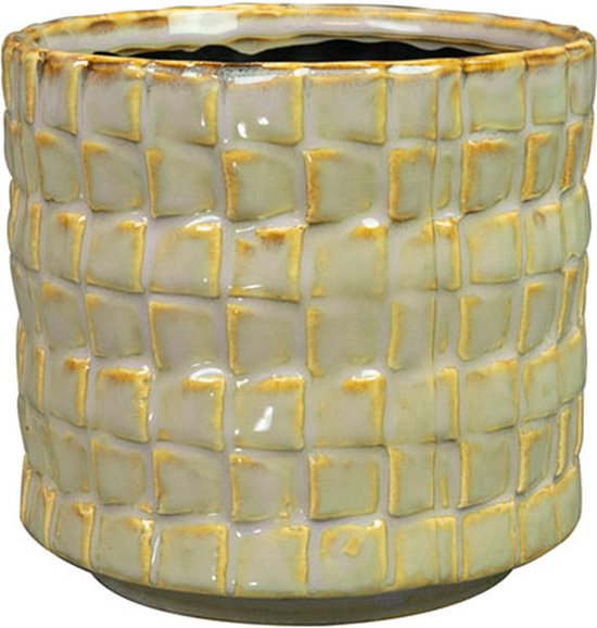 Ter Steege Bloempot Bruin-Groen D 13 cm H 12 cm | bol