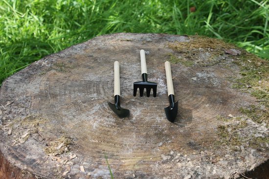Mini tuingereedschap set - ECO tuin - Spade - Hark - Schep | bol